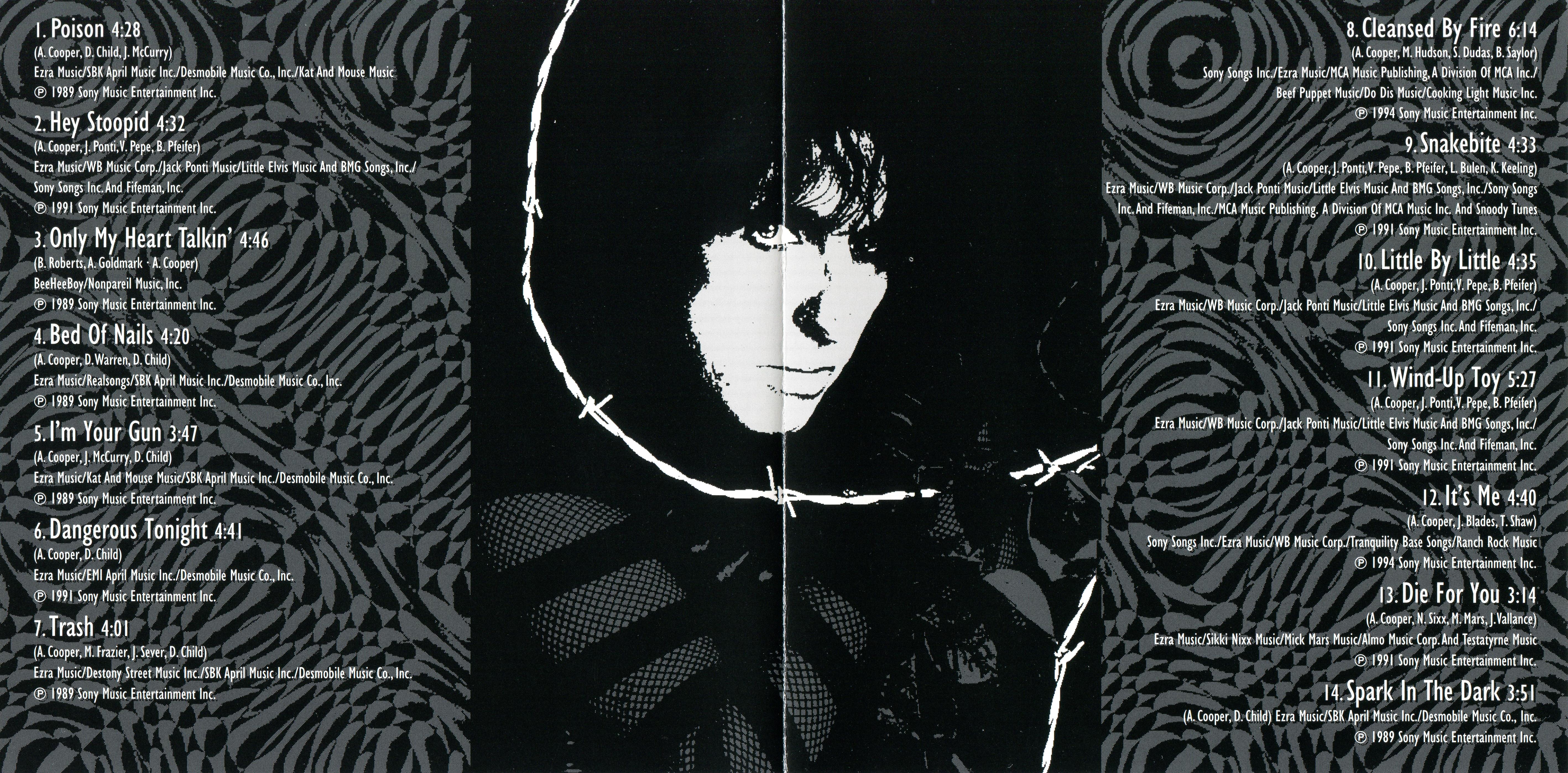 Alice Cooper Poison : Booklet 2 | CD Covers | Cover Century | Over 1. ...